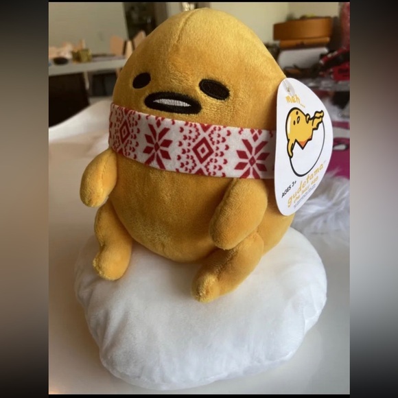Sanrio | Toys | Sanrio Gudetama Winter Plush With Winter Scarf 9 Plush ...